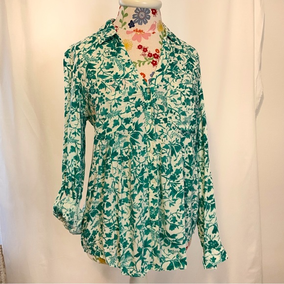 Maeve | Tops | Maeve Floral Button Down Shirt | Poshmark